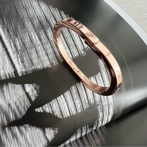 COS | Jewelry | Cos Modern Rose Gold Cuff Bracelet | Poshmark